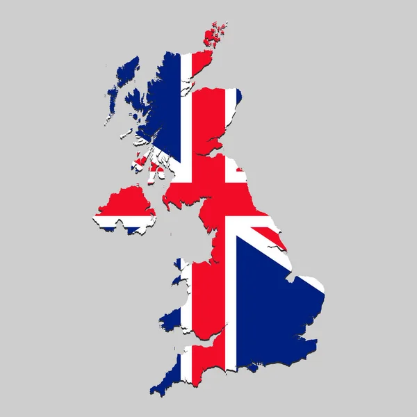 3,957,290 Uk map with flag Vector Images | Depositphotos