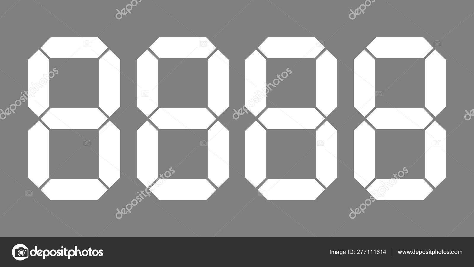 ราคาตัวเลขดิจิตอล ภาพเวกเตอร์สต็อกโดย ©grebeshkovmaxim@gmail.com 277111614