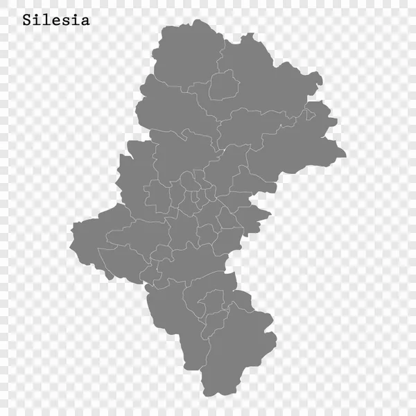 Map of silesia Vector Art Stock Images | Depositphotos