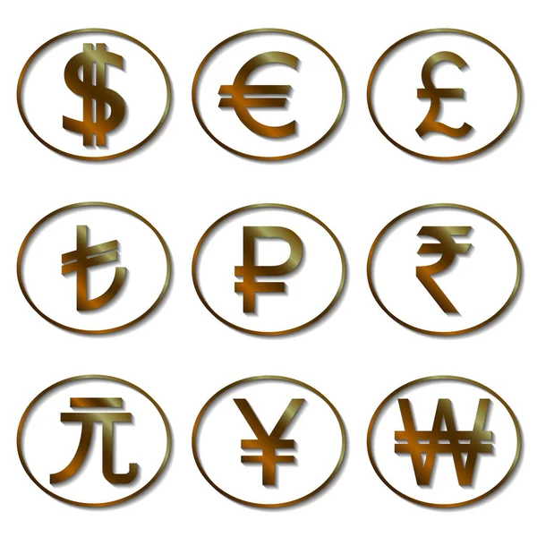 Random currency signs Stock Photos, Royalty Free Random currency signs ...