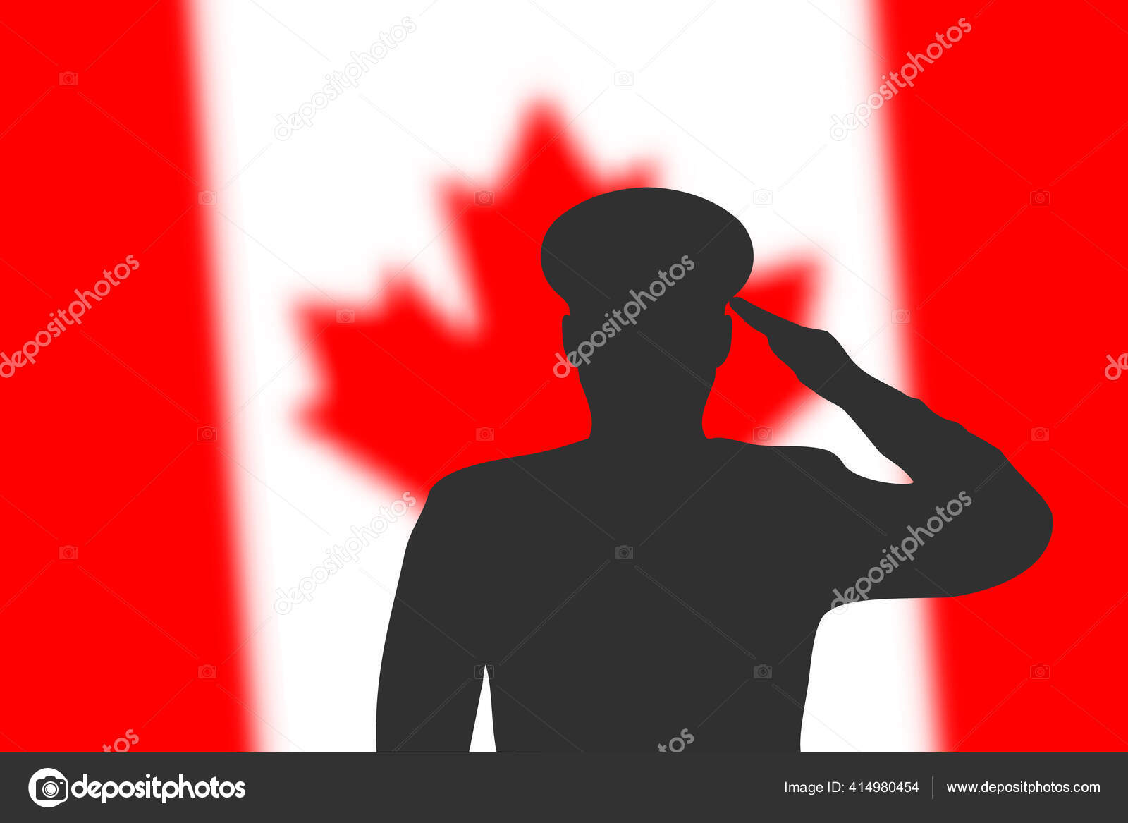 Canadian Soldier Silhouette
