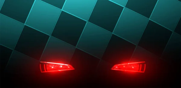 Racing car backlight. F1 spotlight. Abstract dark background Stock ...