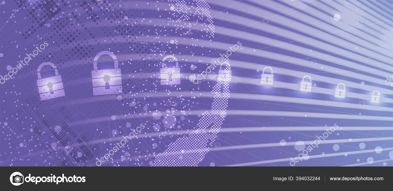 Internet Digital Syber Security Technology Concept Business Background ...