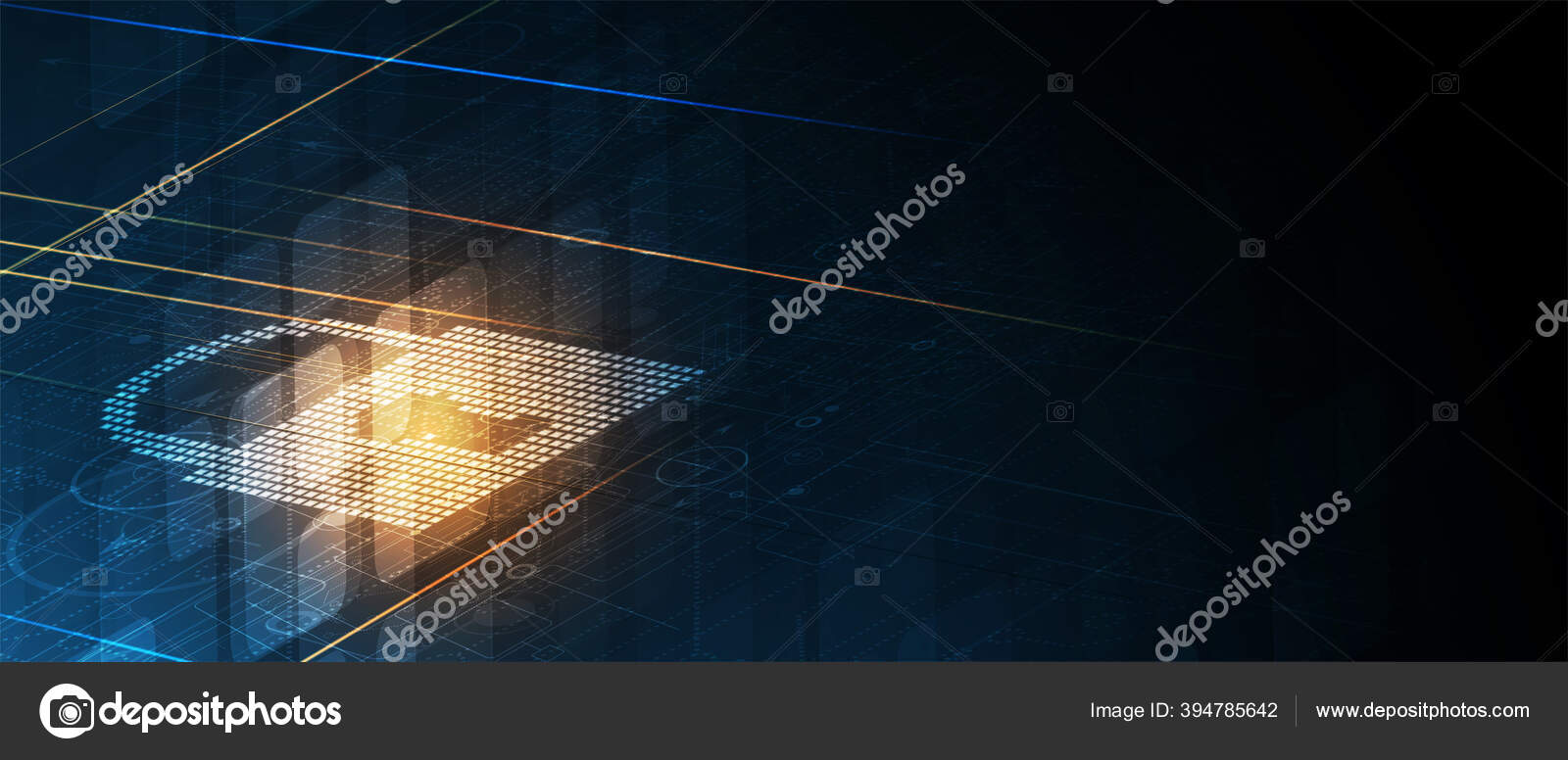 Internet Digital Syber Security Technology Concept Business Background ...