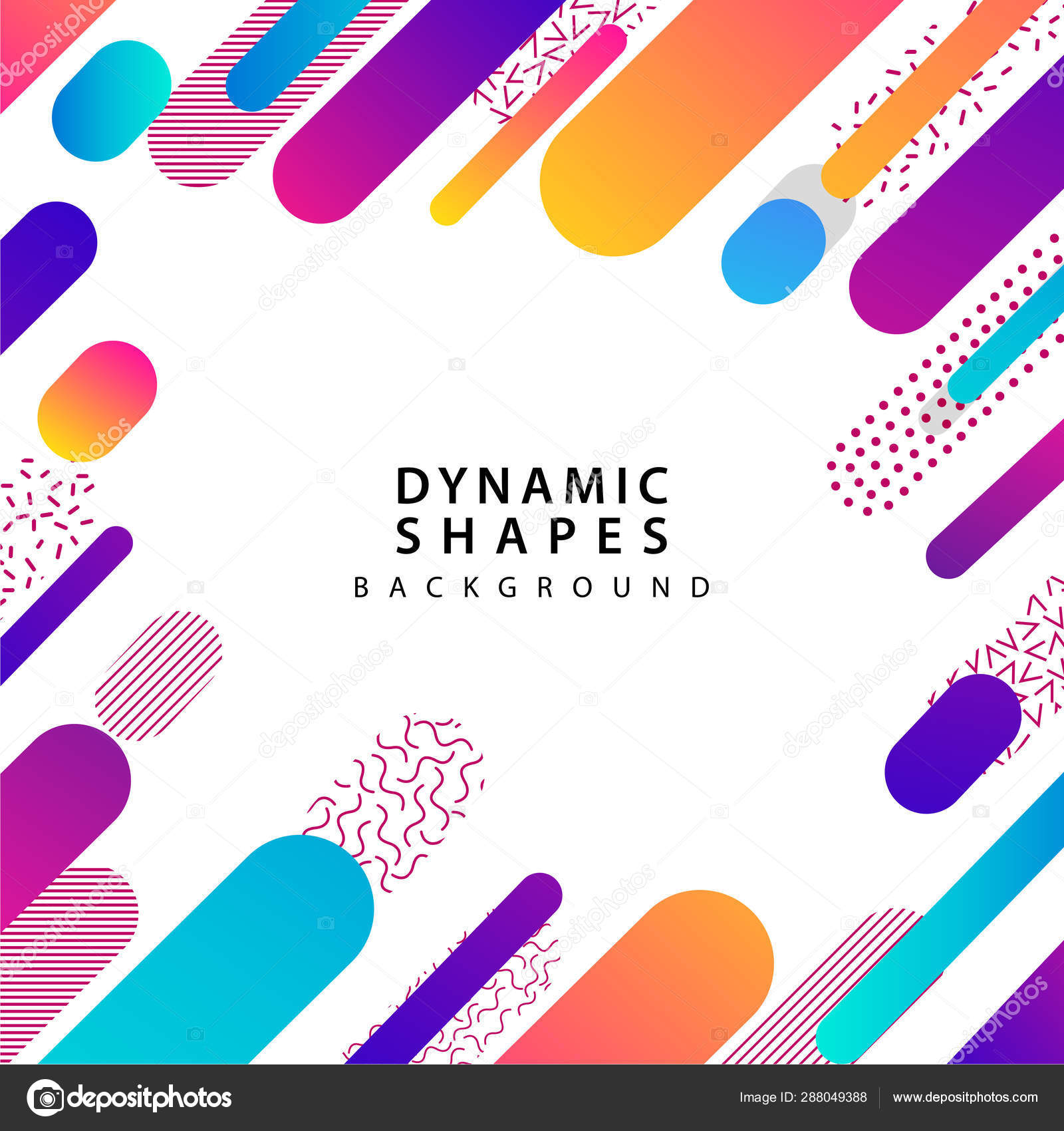 Modern dynamic shapes style background. combination modern style ...