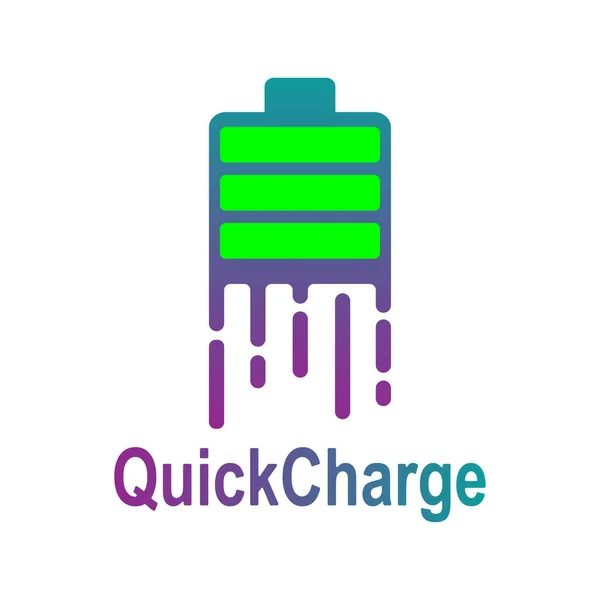 Quick and fast battery charging icon with thunder sign. Quick Charge ...