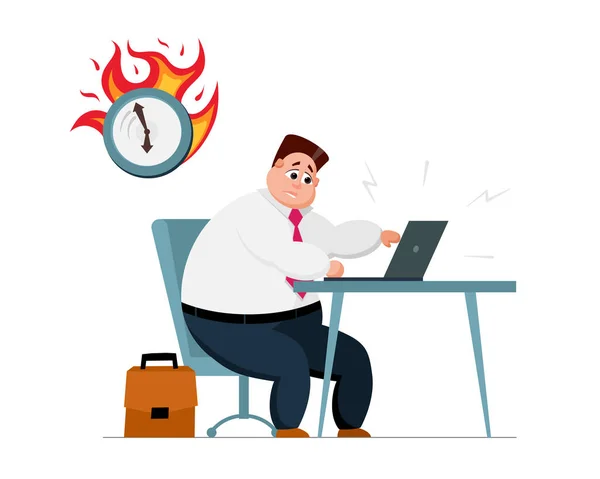 Late office Vector Art Stock Images | Depositphotos