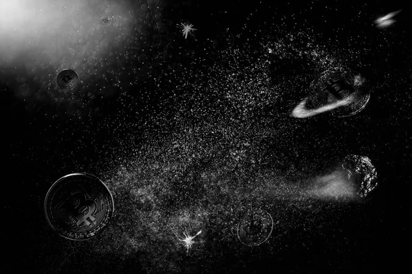 Planets Solar System Dark Space Background ⬇ Stock Photo, Image by ...