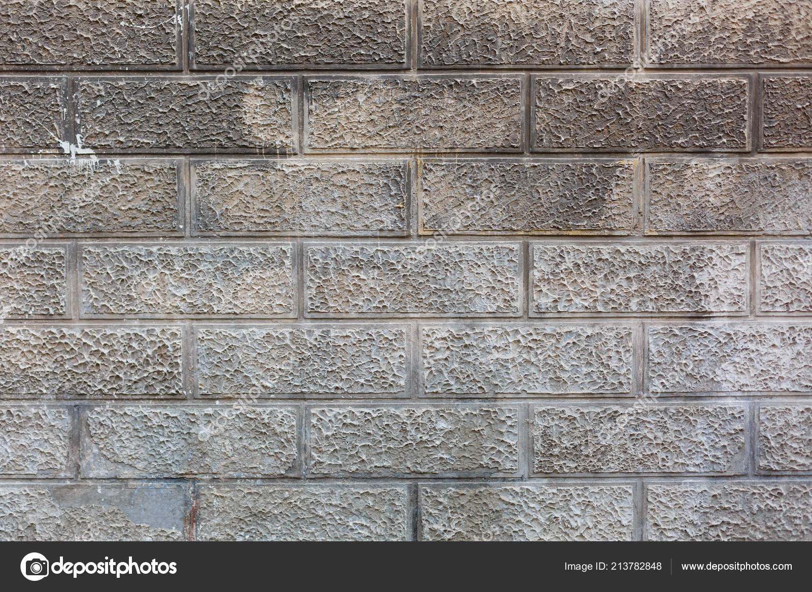 Grey Brick Wall Texture — Stock Photo © sinenkiy #213782848