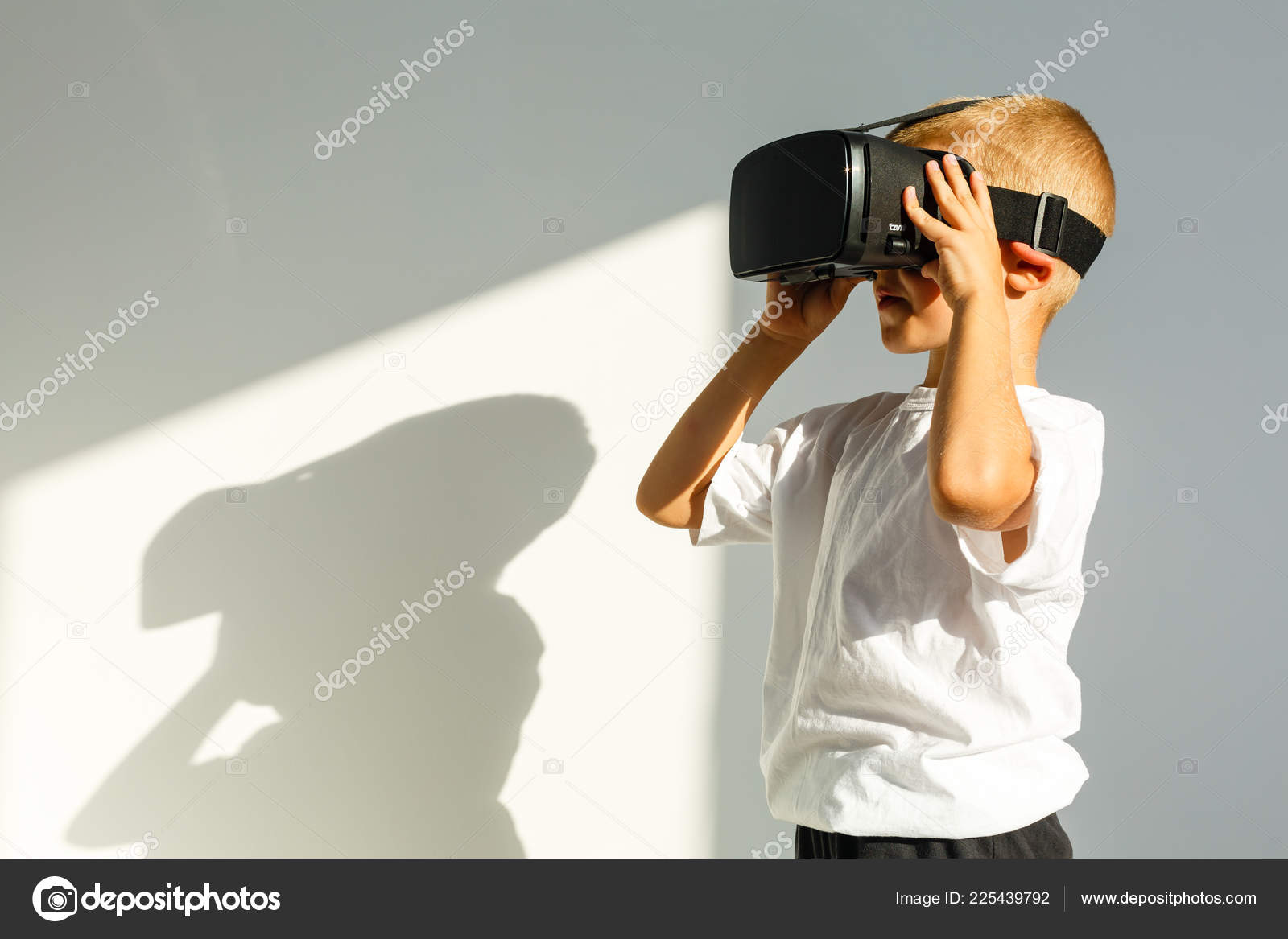 Little Boy Goggles Isolated White Background Stock Photo by ©sinenkiy ...