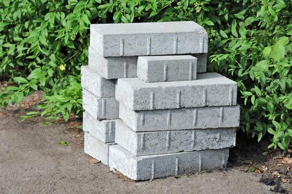 A stack of concrete blocks Stock Photos, Royalty Free A stack of ...