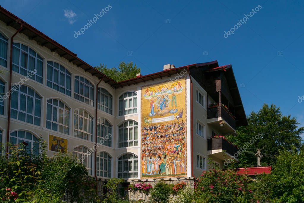 Crasna, Prahova, Rumania - 21 de julio de 2019: Gran icono en el ...