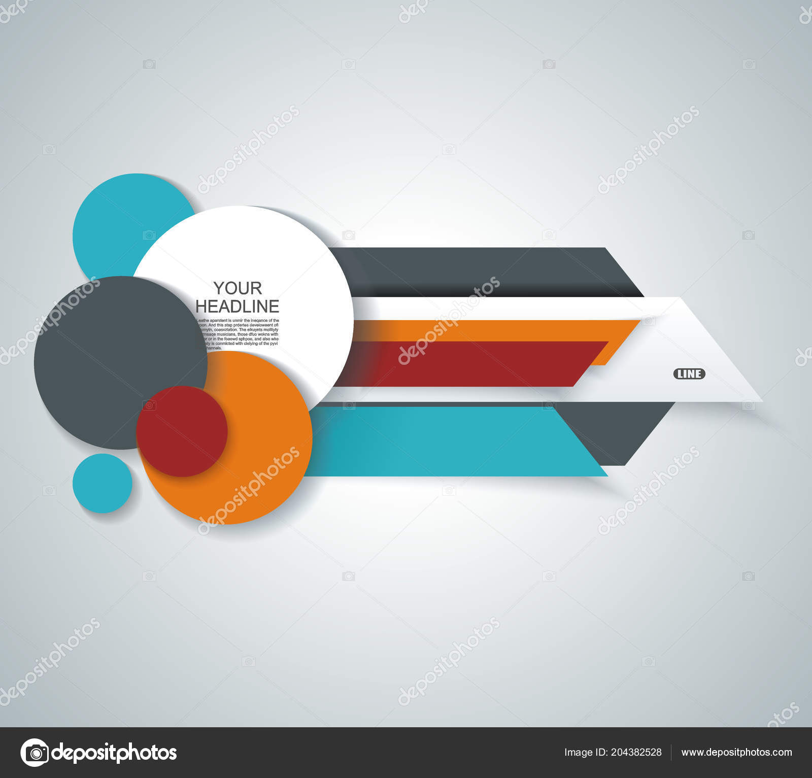 Vector Infopanel Design Options Banners Headline Template Stock Vector ...