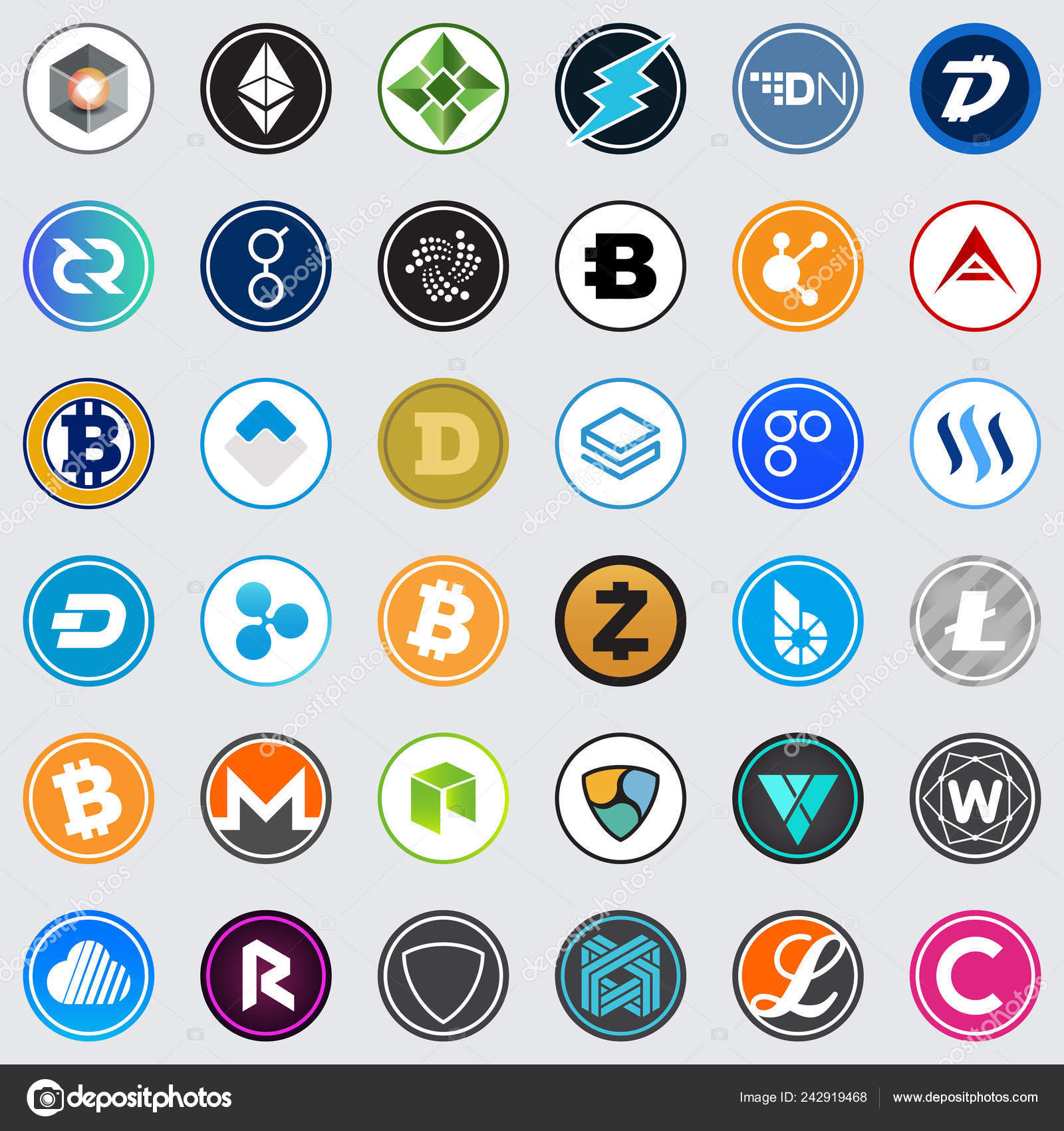 The Icon of Coin or Market Emblem. Stock Vector Image by ©tashatuvango ...