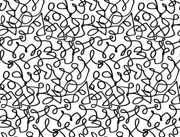 Uneven Zigzag Pattern Seamless Texture Endless Ornament Tile Black ...