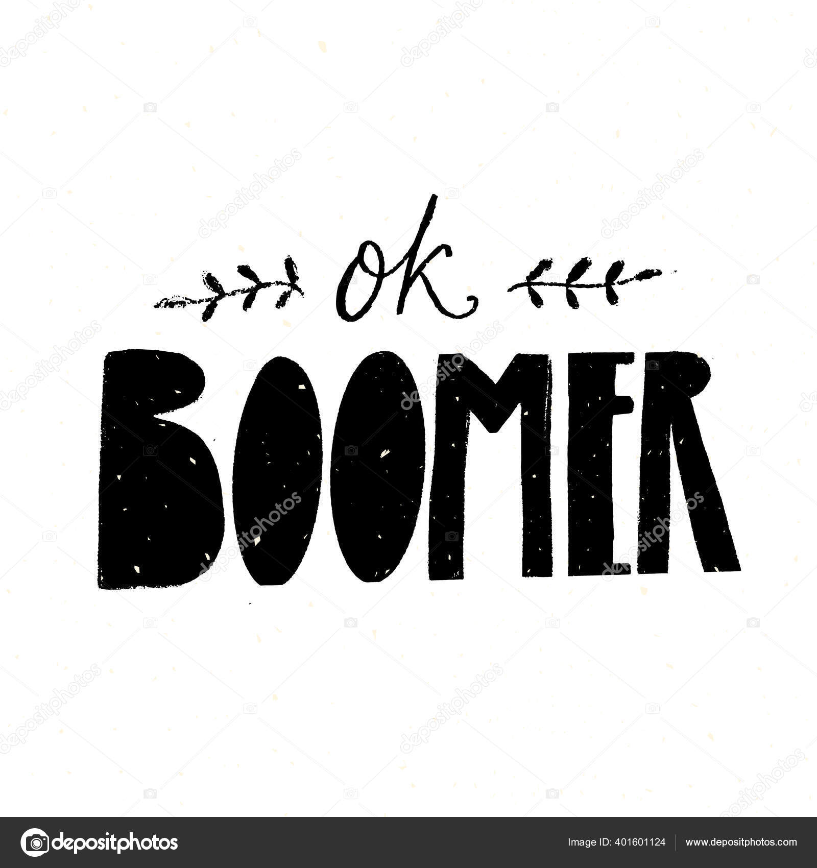 Boomer Texto Inscrição Manuscrita Geração Citação Para Impressão Shirt ...