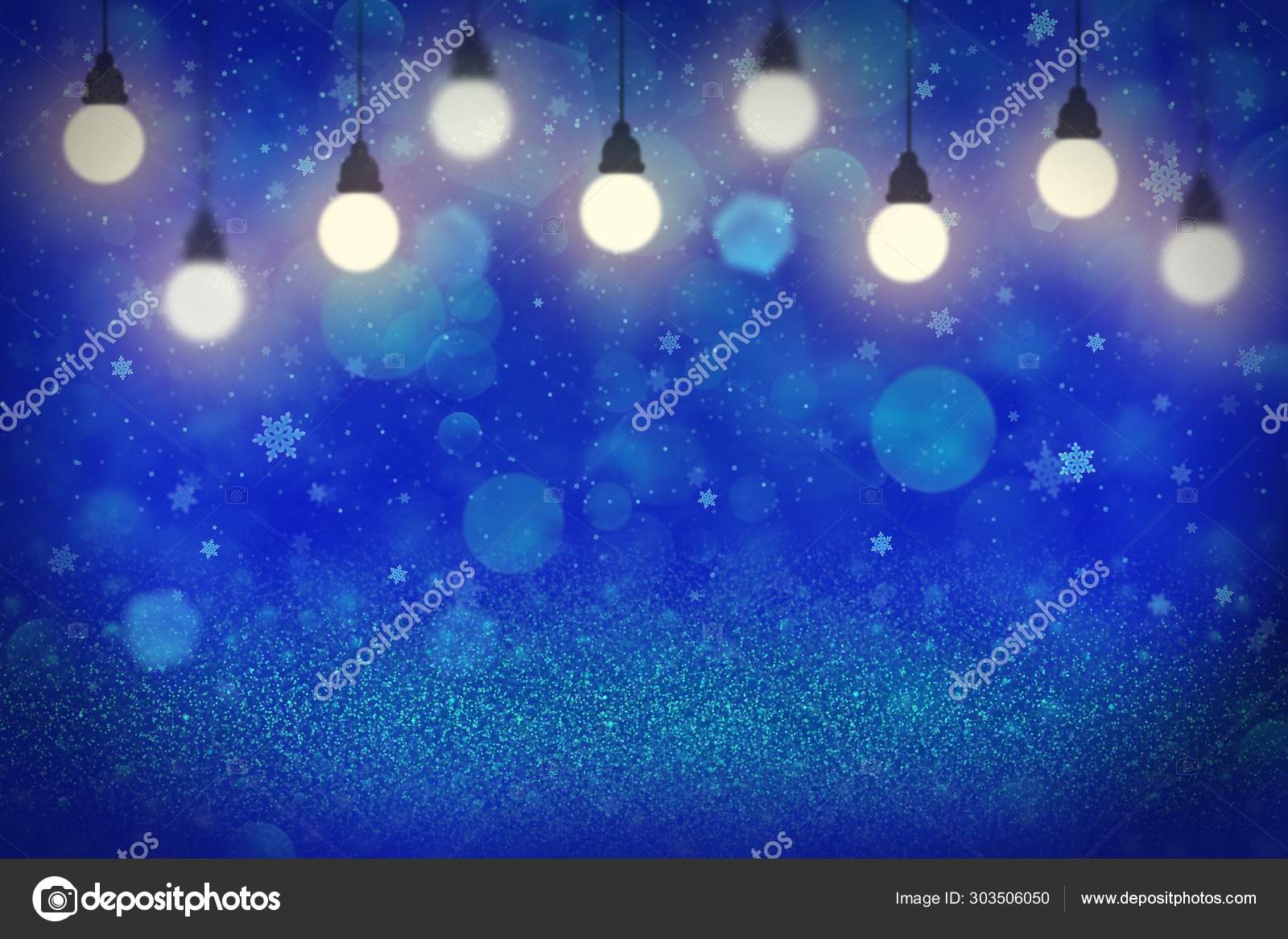 Nice sparkling glitter lights defocused bokeh abstract background with ...
