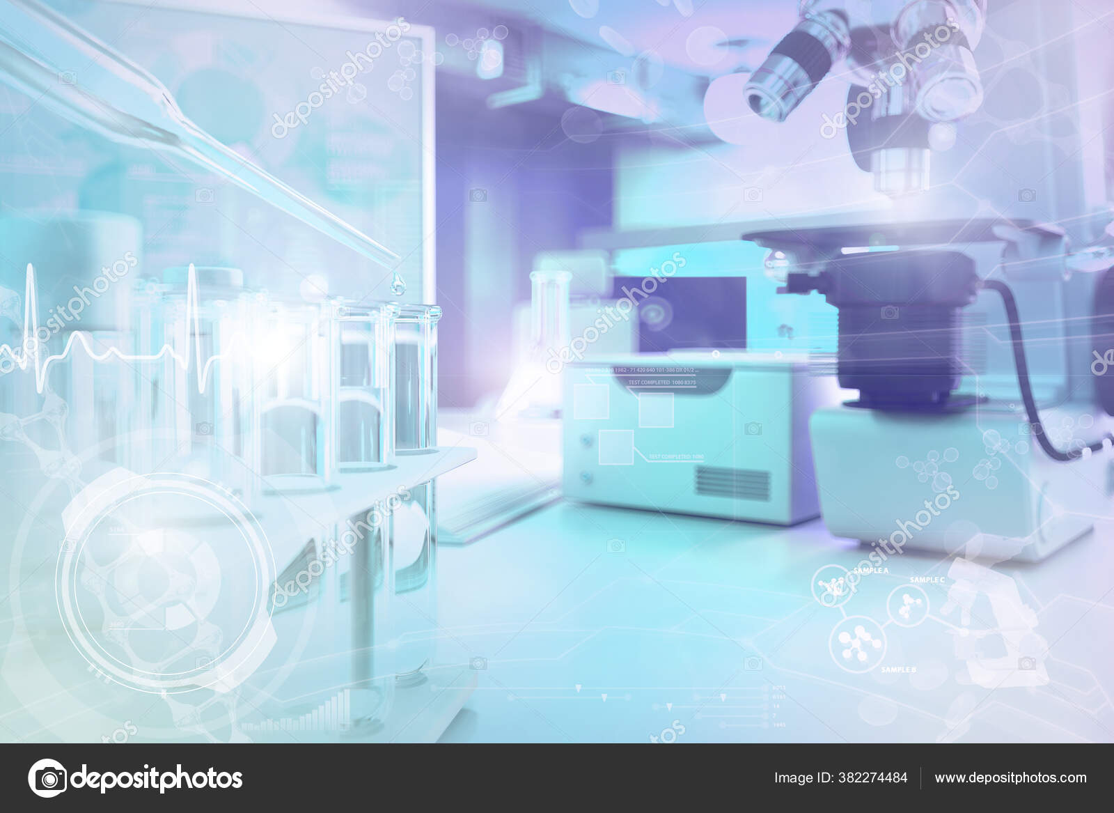 Medical Study Texture Conceptual Medical Illustration Proofs Microscope ...