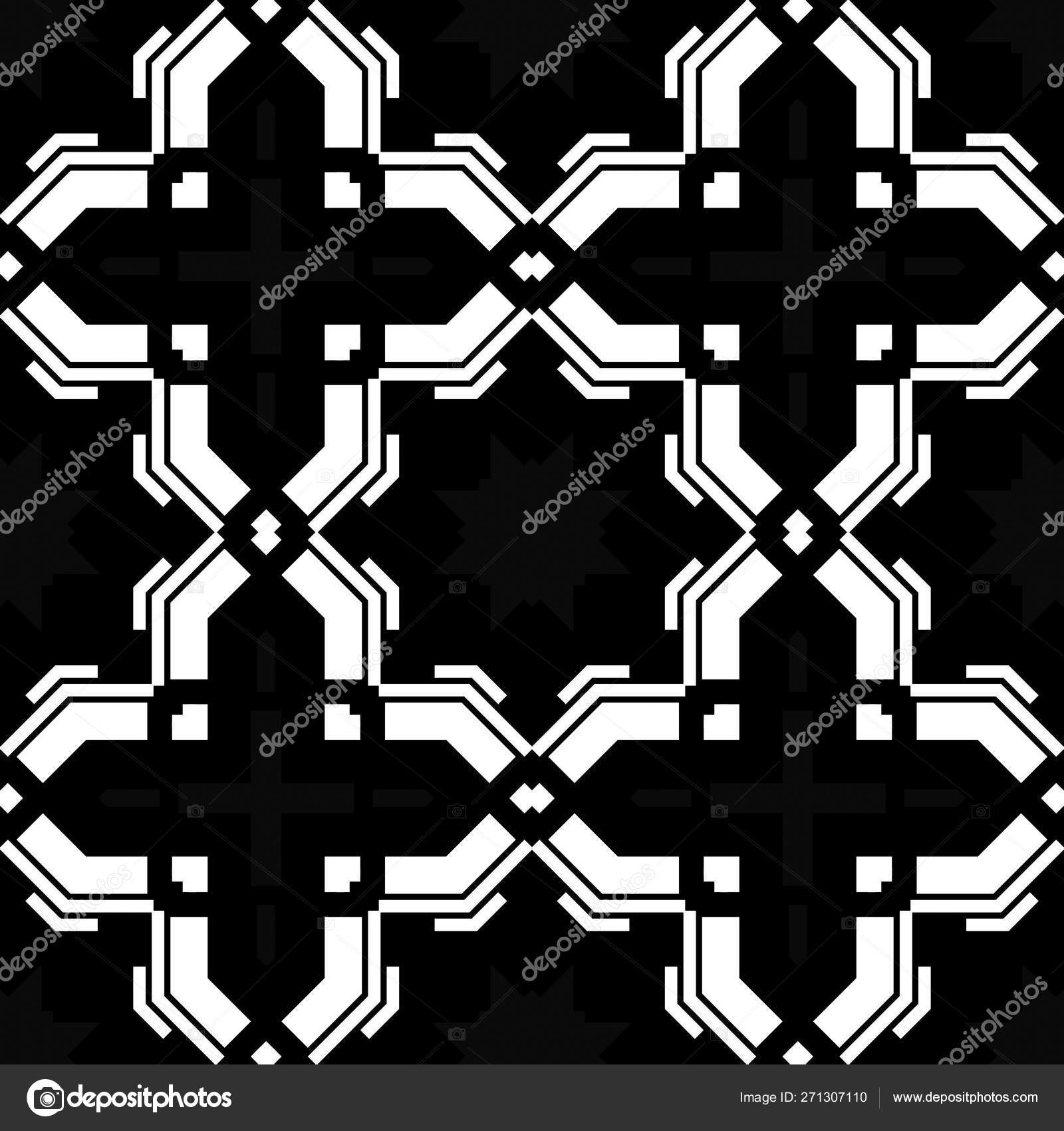 Simple Black White Abstract Stars Background — Stock Photo ...