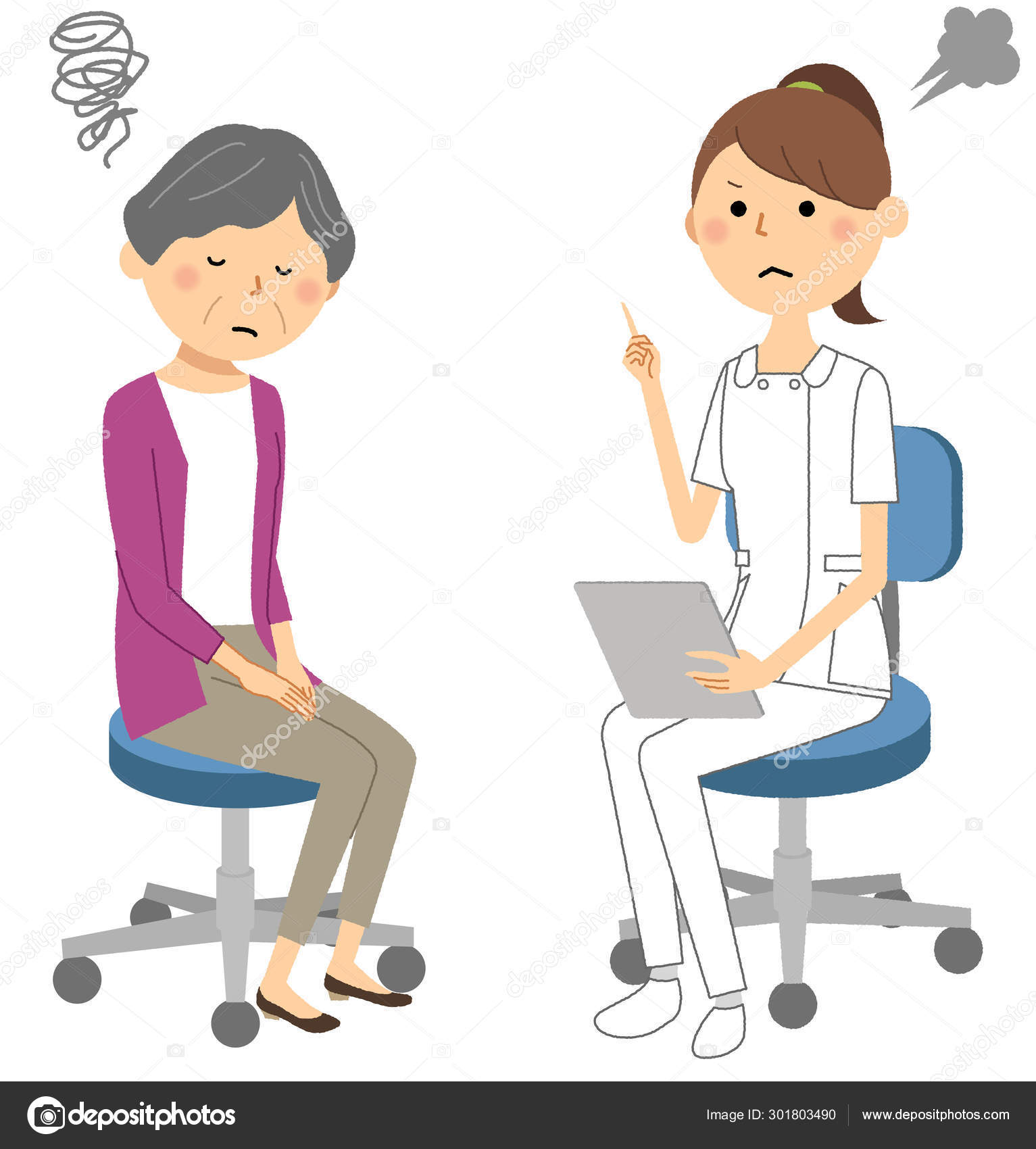 Unhappy Patient Cartoon