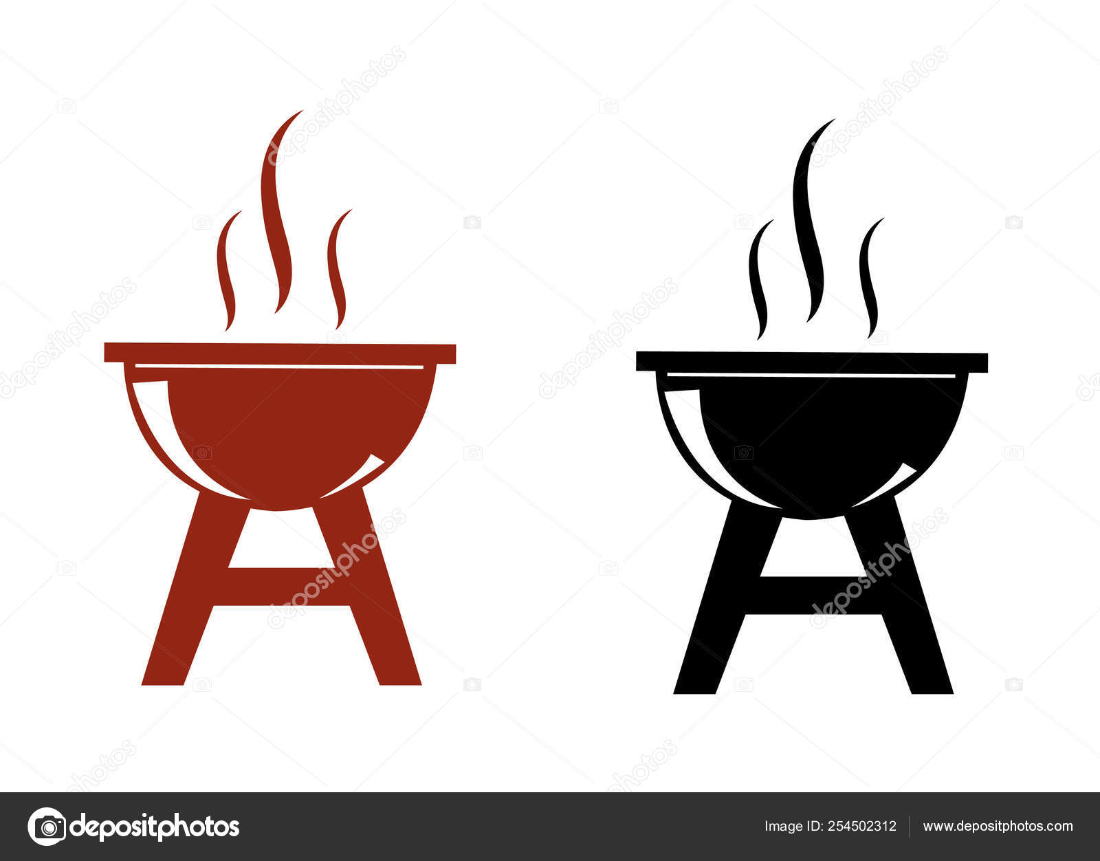 Vector barbacoa icono conjunto Vector de stock por ©nezezon 254502312