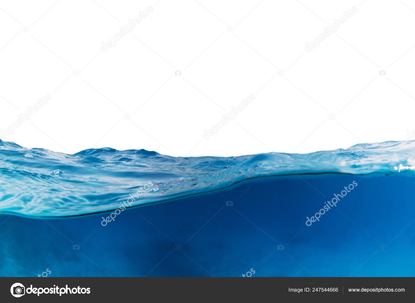 Water wave isolated on white background ⬇ Stock Photo, Image by © jag ...