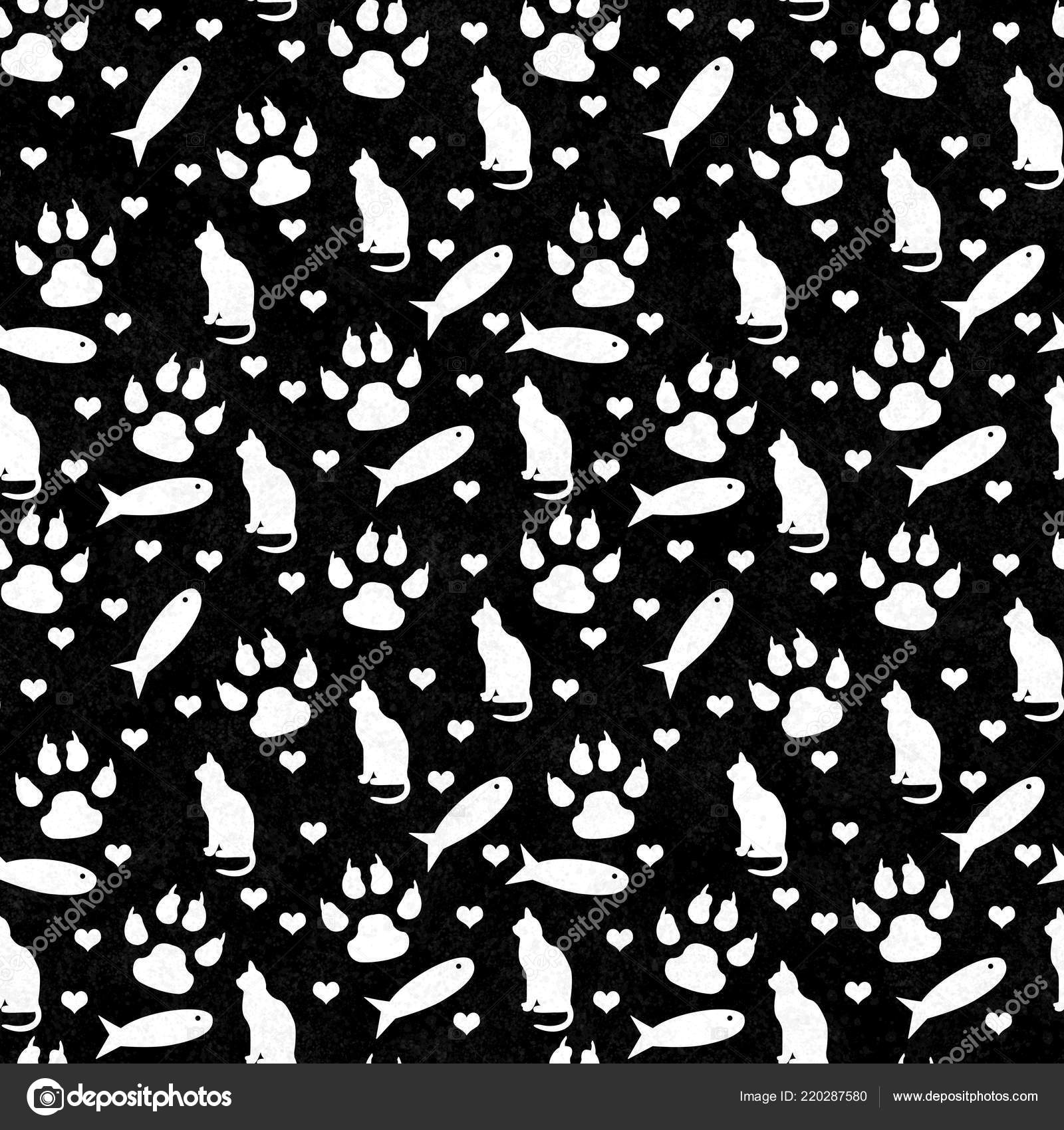 Cat Print Background