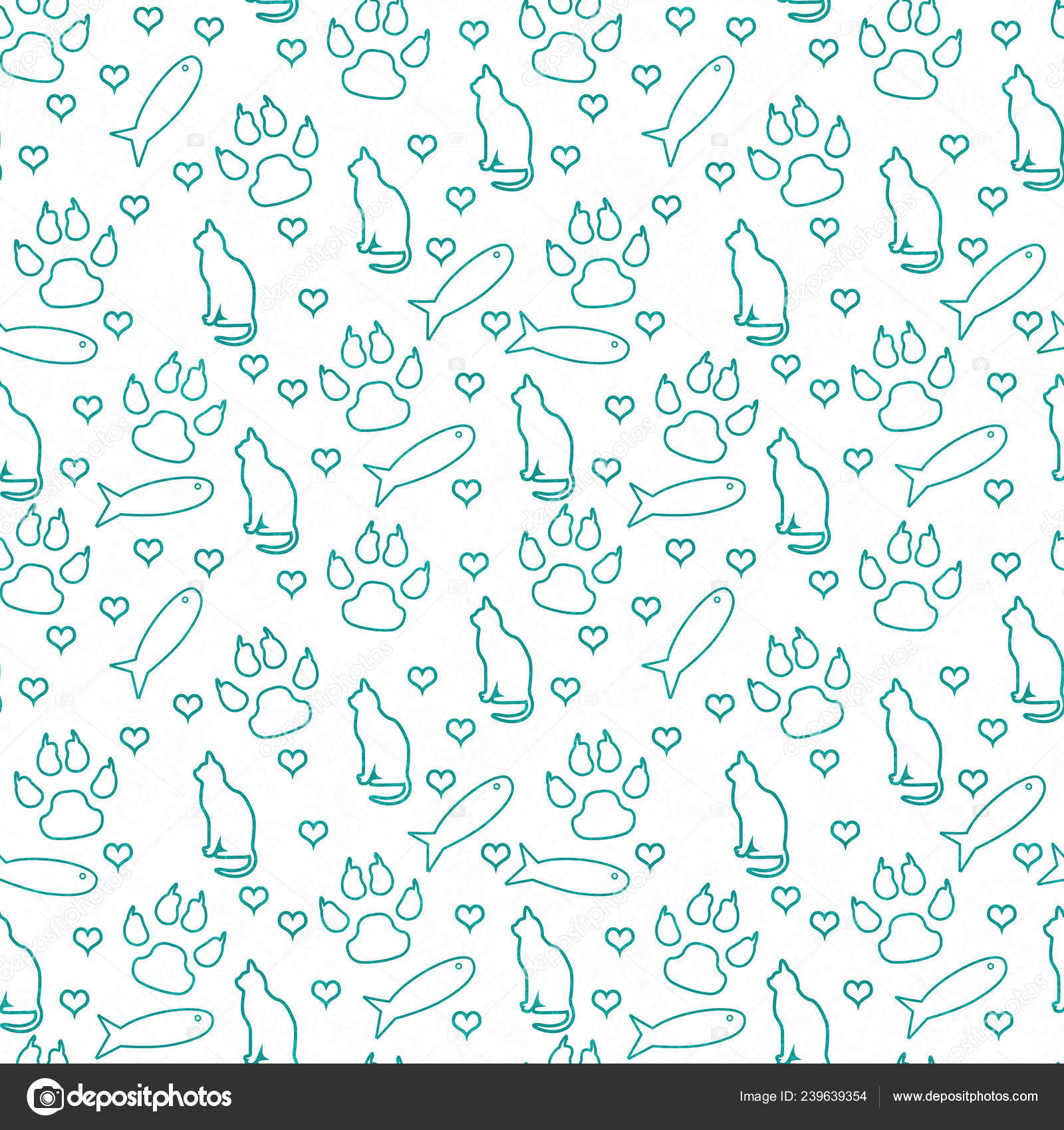 Cat Print Background