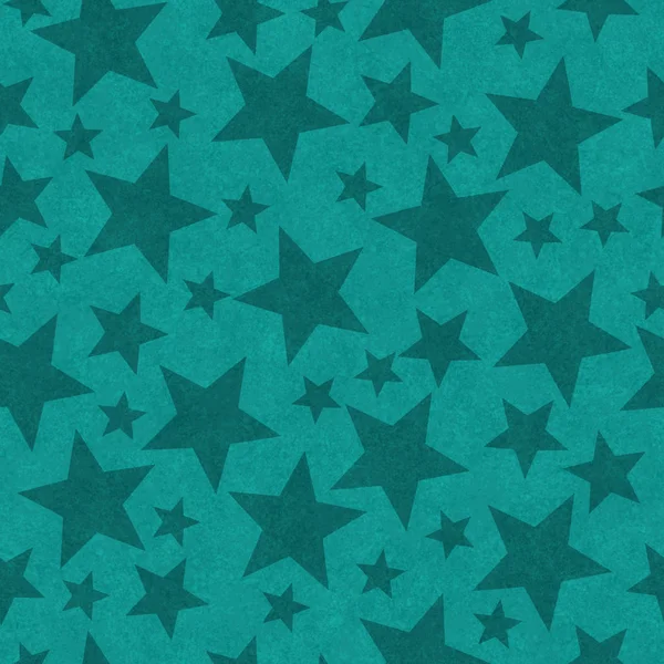 Teal Star Shape Seamless Pattern Background Texture — Stock Photo ...
