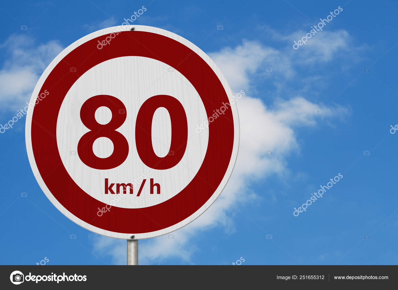 Hobart etiqueta Peluquero señal 80 km Norma muestra bordado