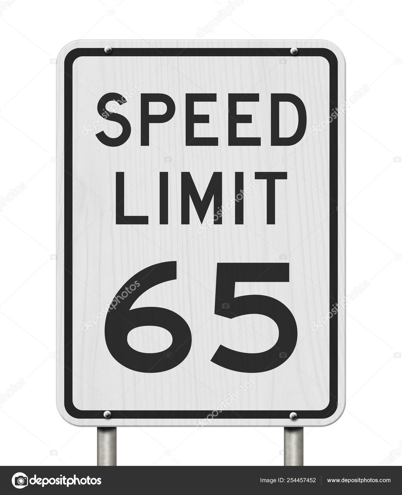 Speed Limit Sign 65