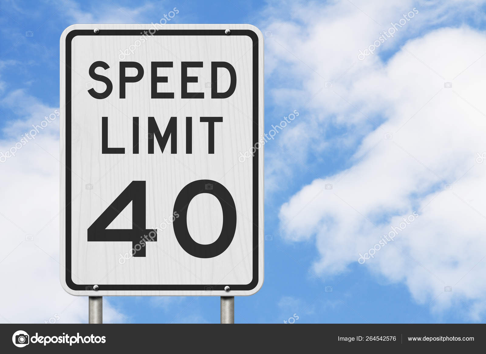 Speed Limit Sign 65