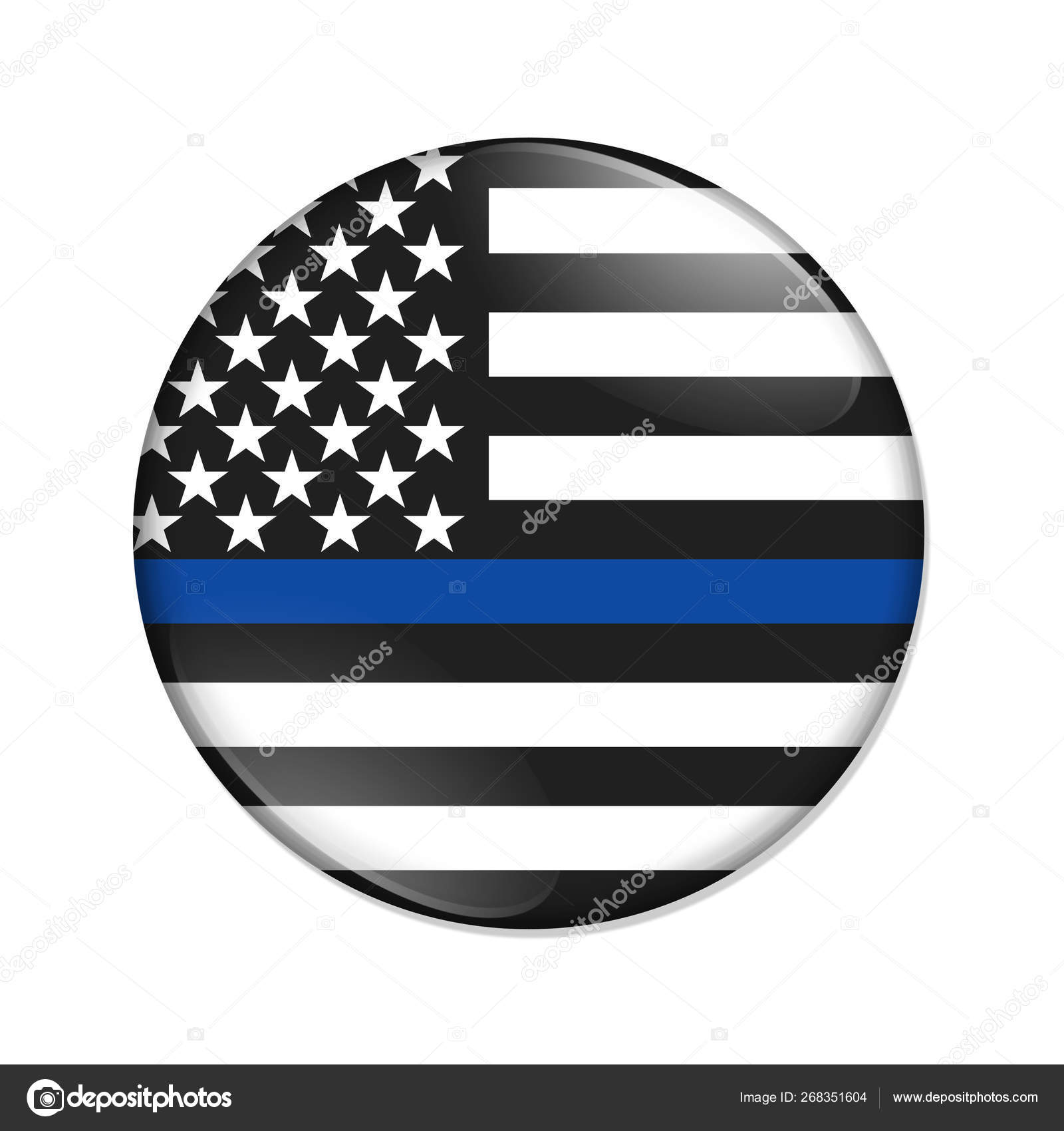 Thin Blue Line Badge