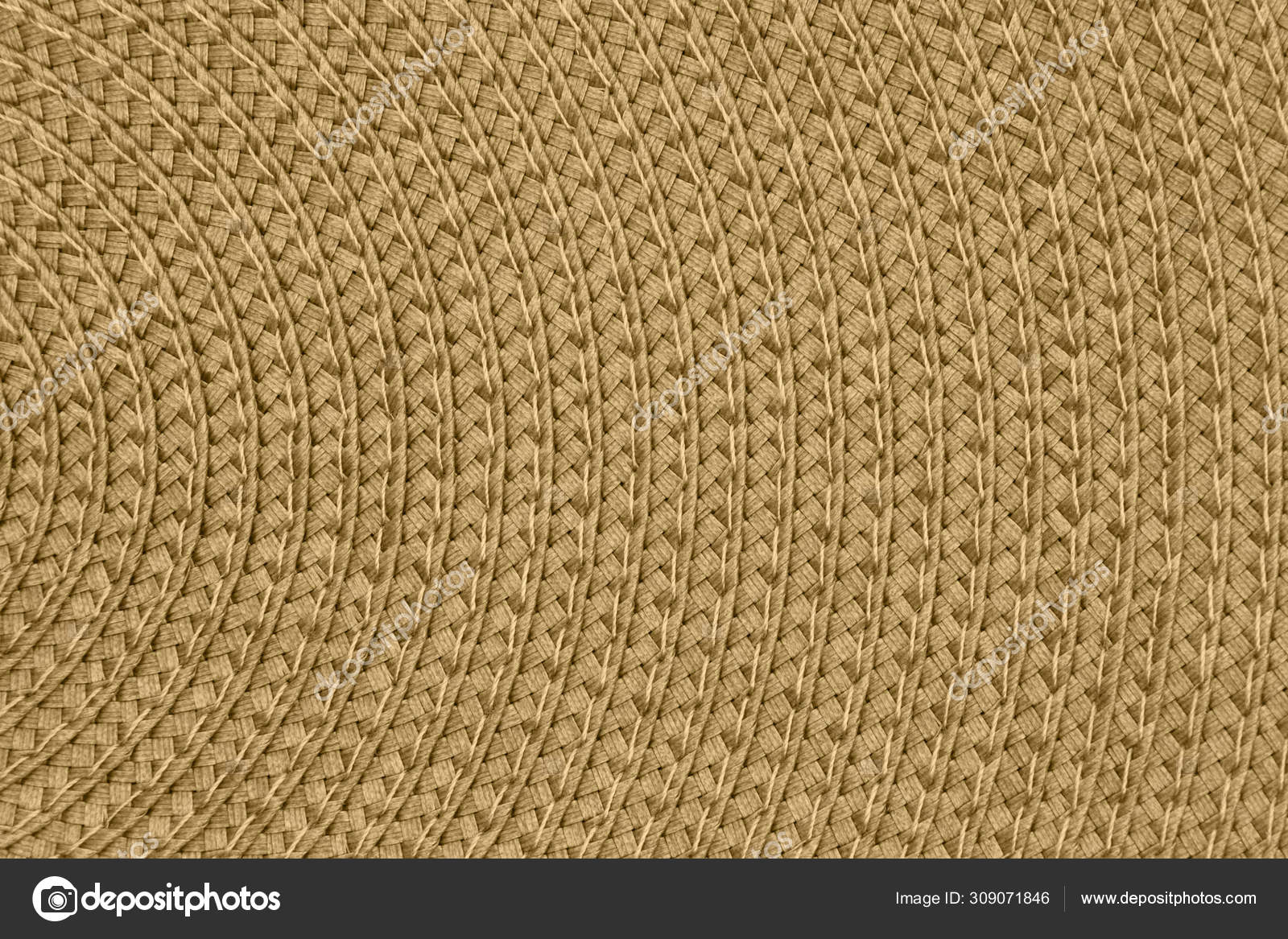 Brown textured concentric circle fabric material background ⬇ Stock ...