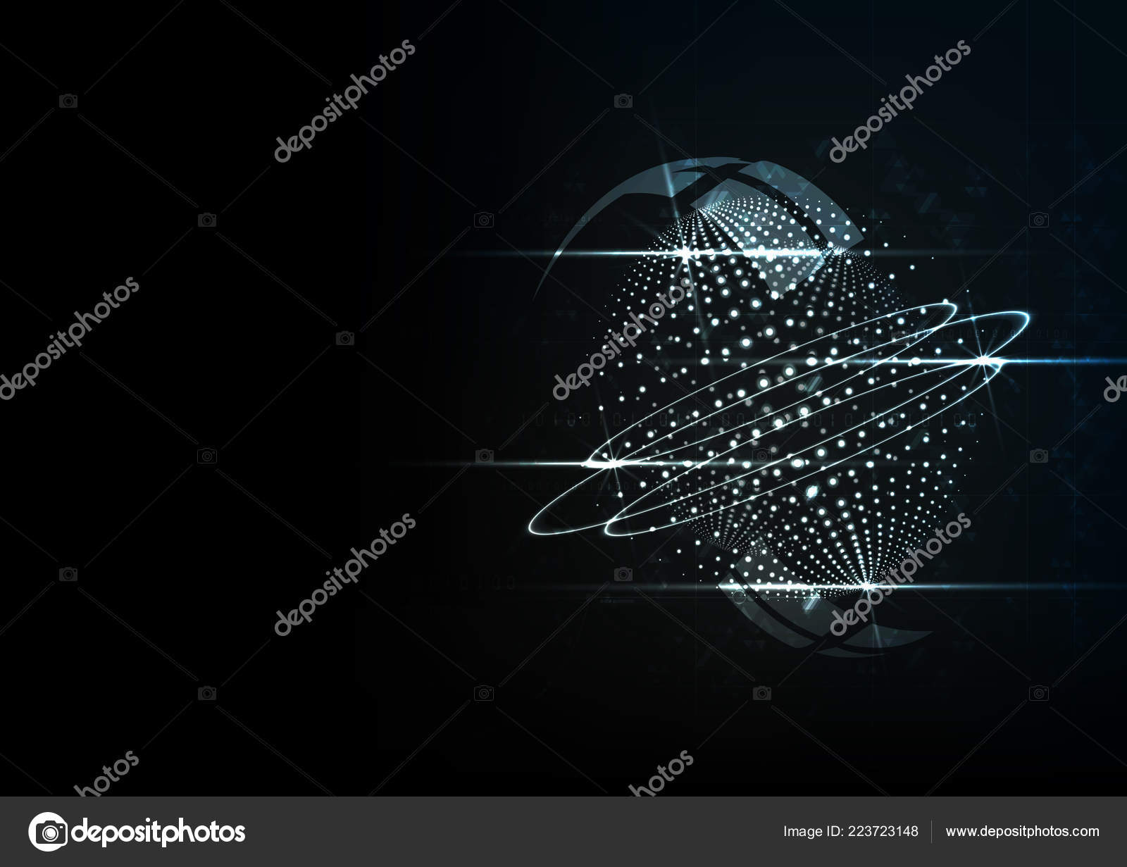Technological Global System Abstract Background Vector Design Stock Vector Image by ©Falookii ...