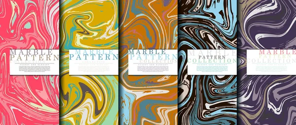 Marble Collection Abstract Pattern Texture Navy Blue Background Card ...