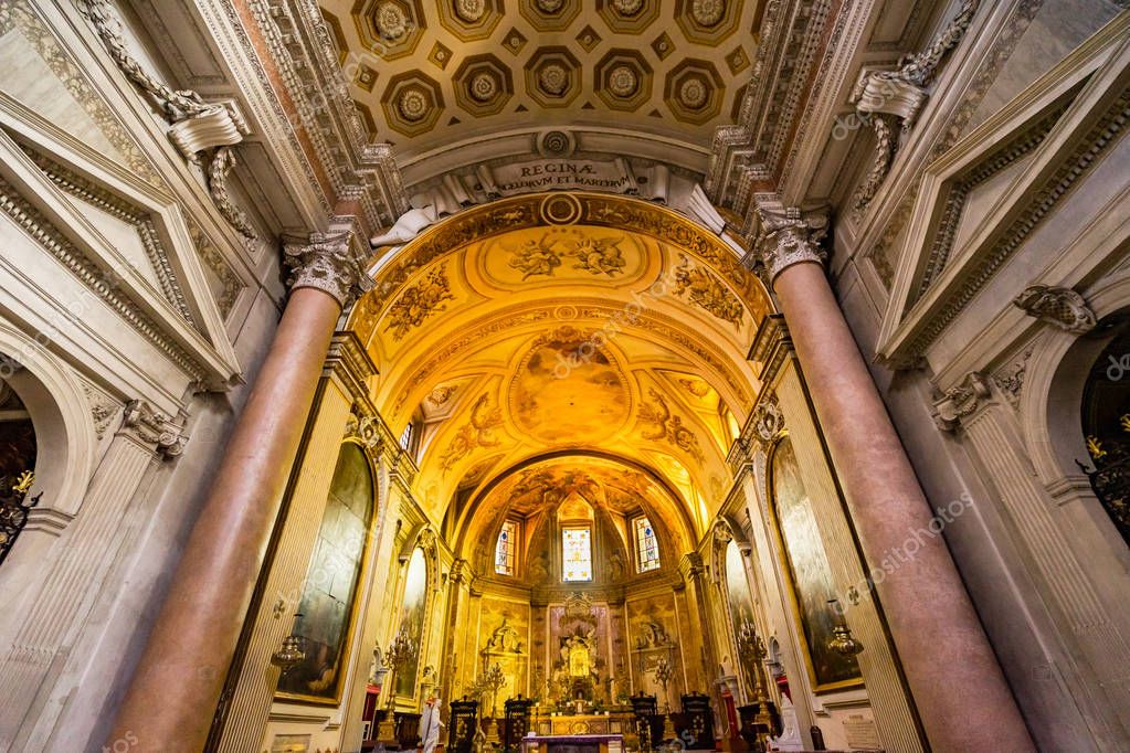 Altar Basílica Santa María Ángeles y Mártires Roma Italia 2024