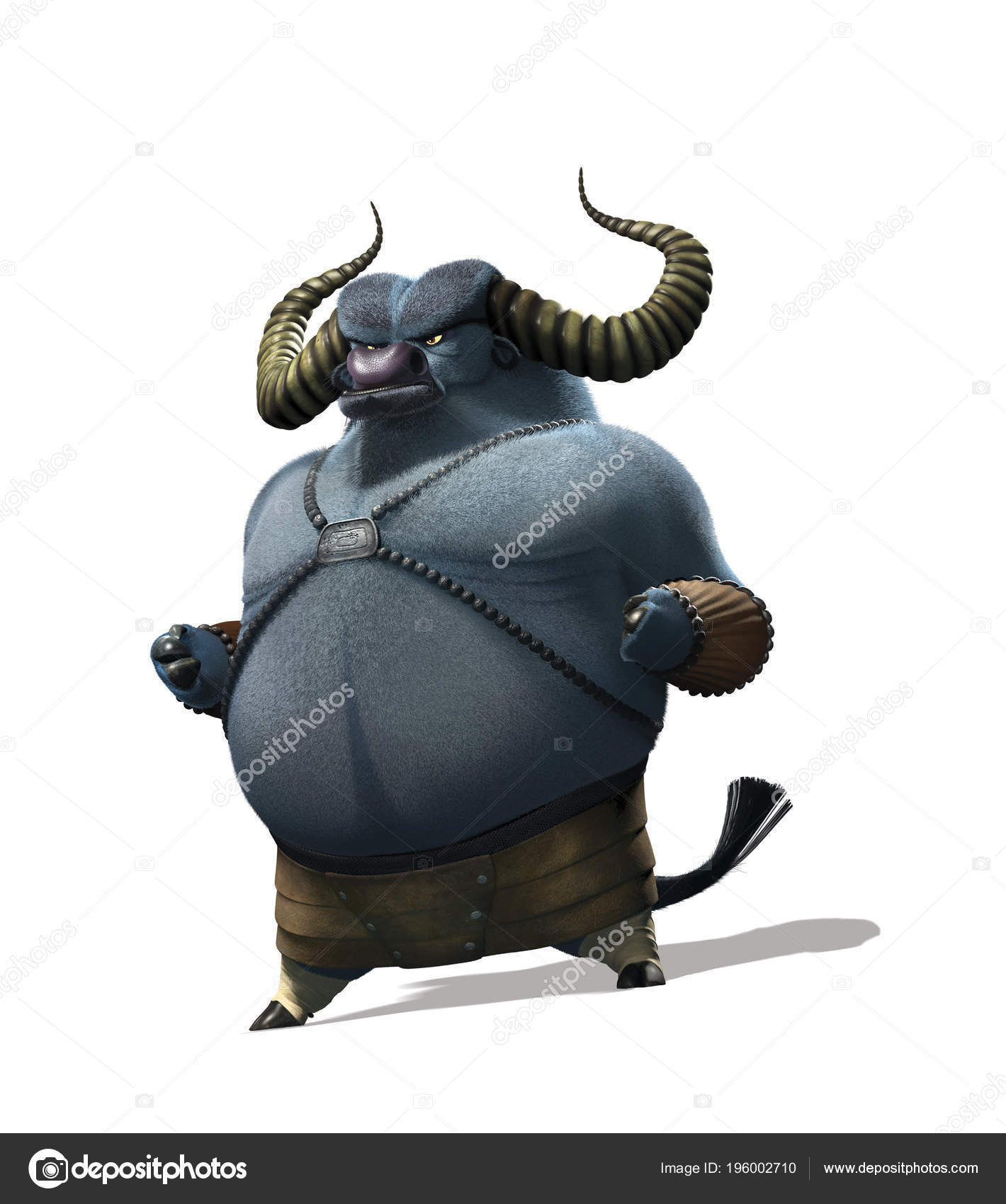 Master Storming Kung Panda Illustration Cartoon Warrior – Stock ...