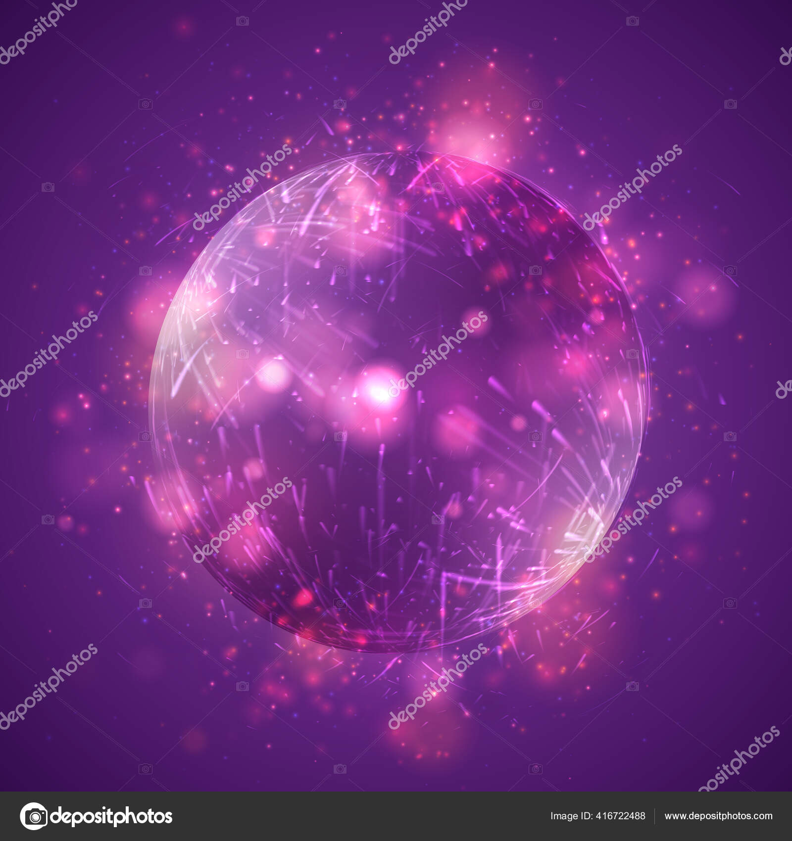 Vector Abstract Element Explosion Sphere Glow Hurricane Stream Bright ...