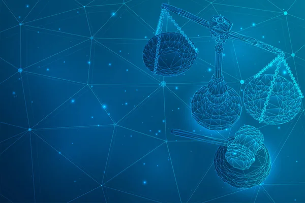 Virtual Judges Hammer Table Vector Background Stock Vector by ...