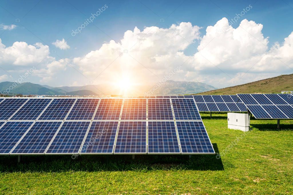 Paneles solares, fotovoltaica, fuente de electricidad alternativa ...