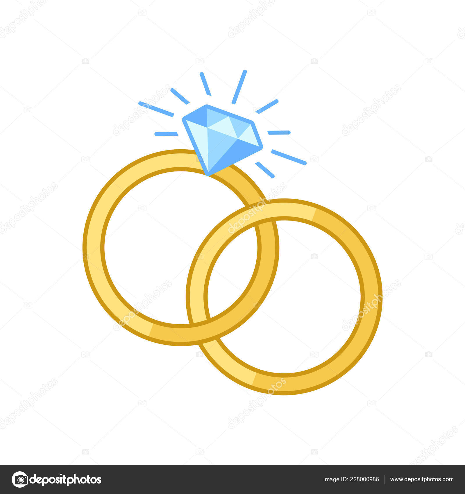 Engagement Ring Vector