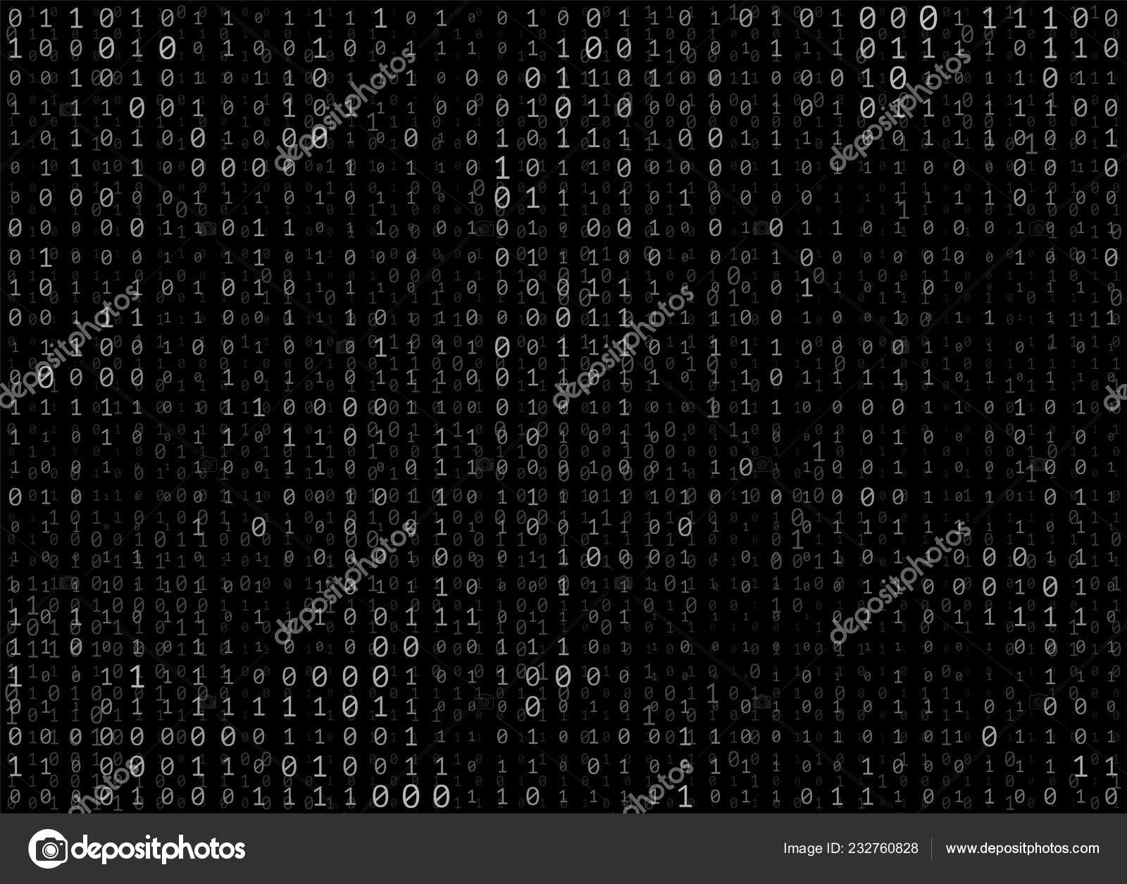 Binary Code Vector Abstract Background Stock Vector Image by ...