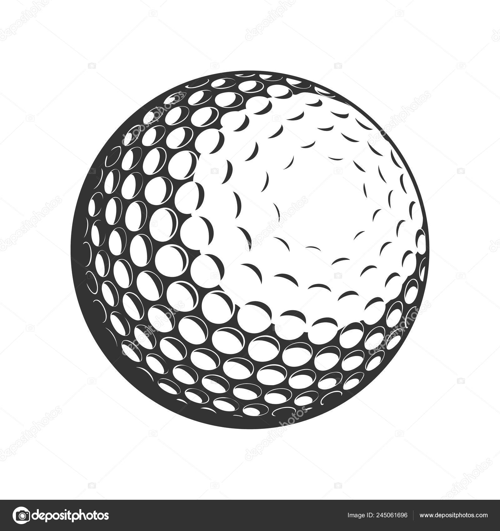 Golf Ball Vector Ai