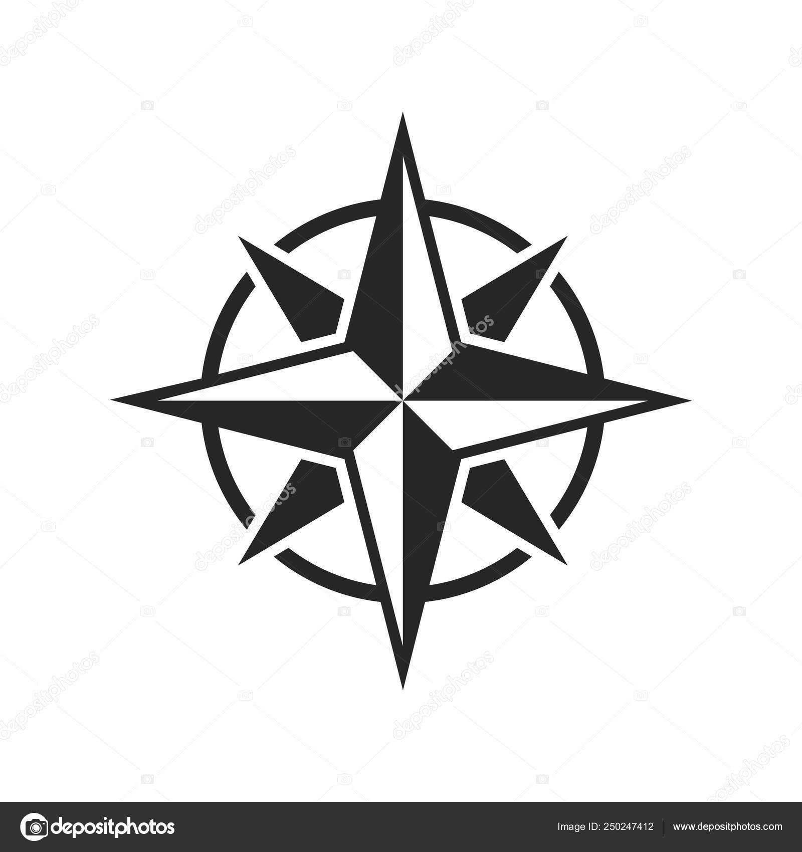 Compass Rose Vector Clip Art