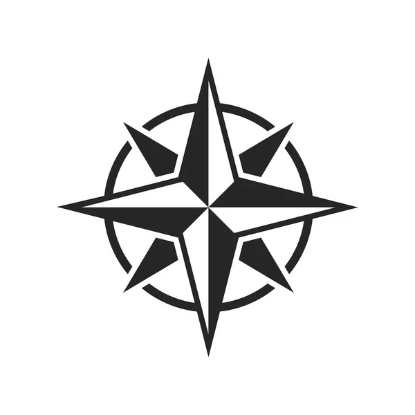 Blank Compass Rose Vector