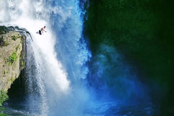 Jump big waterfall Stock Photos, Royalty Free Jump big waterfall Images ...