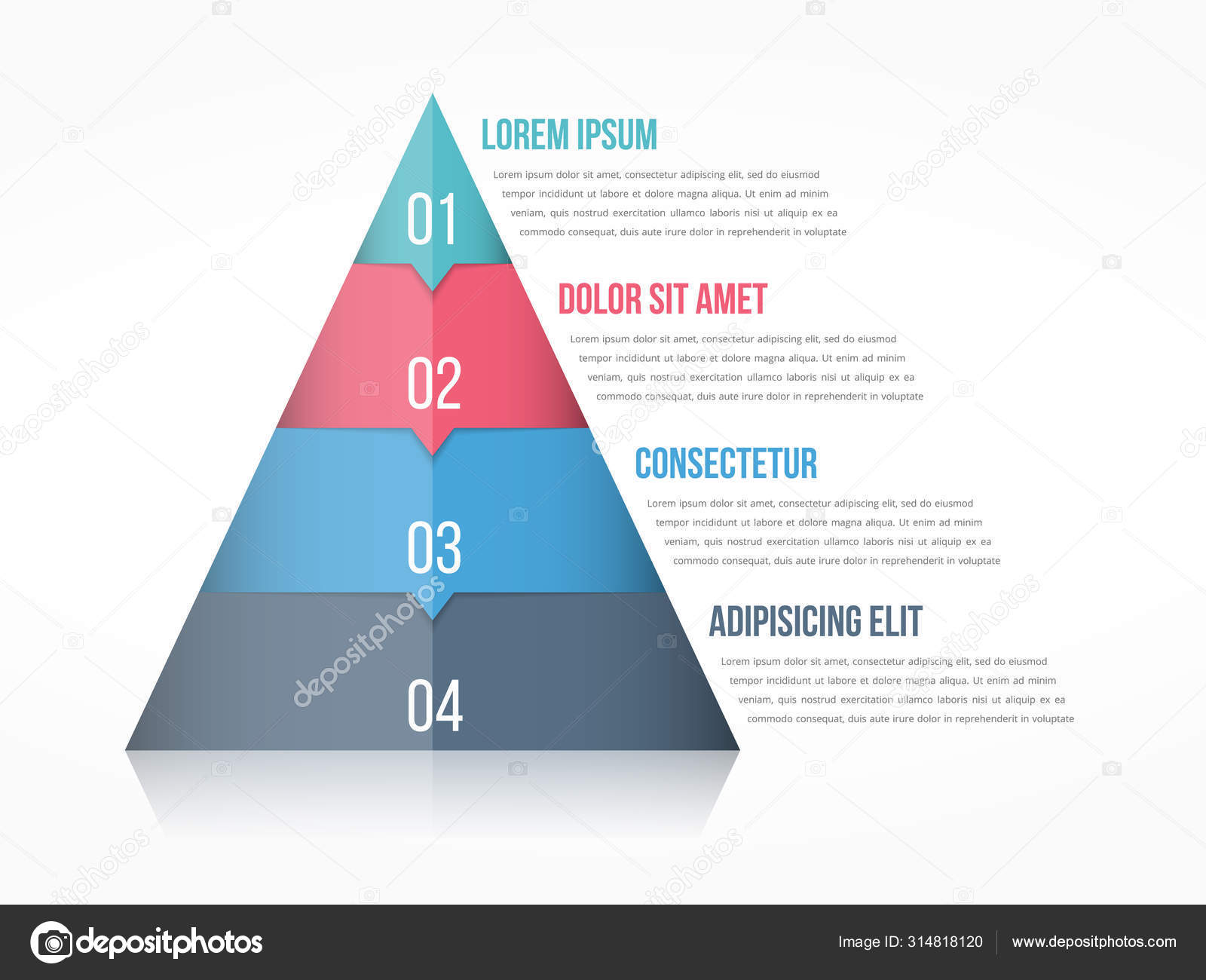 Pyramid ⬇ Vector Image by © human_306 | Vector Stock 314818120