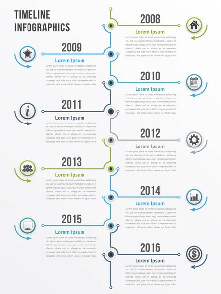 Infographic Timeline Illustrator