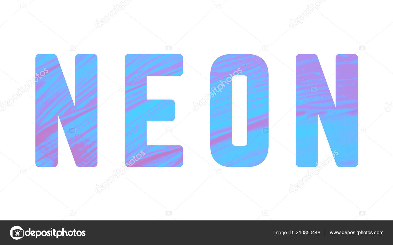 Beautiful Light Word Neon Paint Texture Ultraviolet Background Place ...